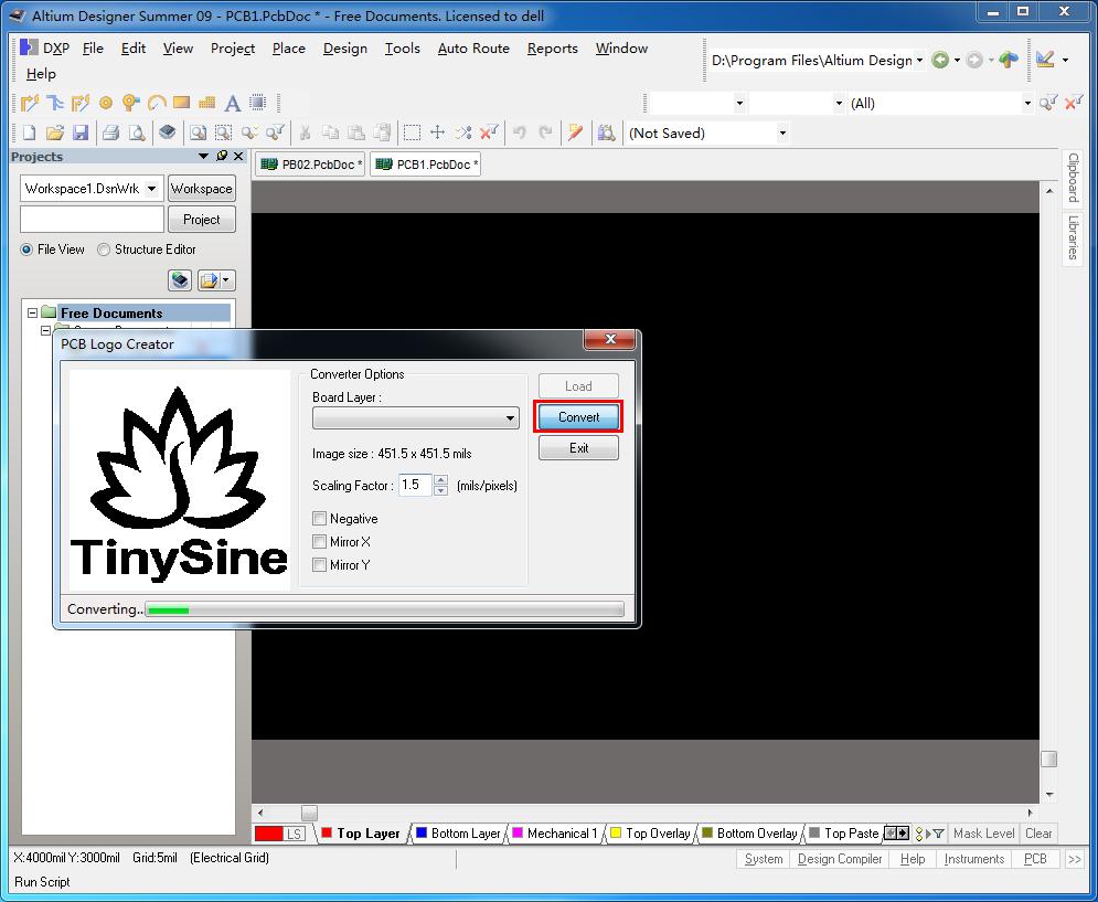 How to add logo to your design in Altium Designer? | PCBYES